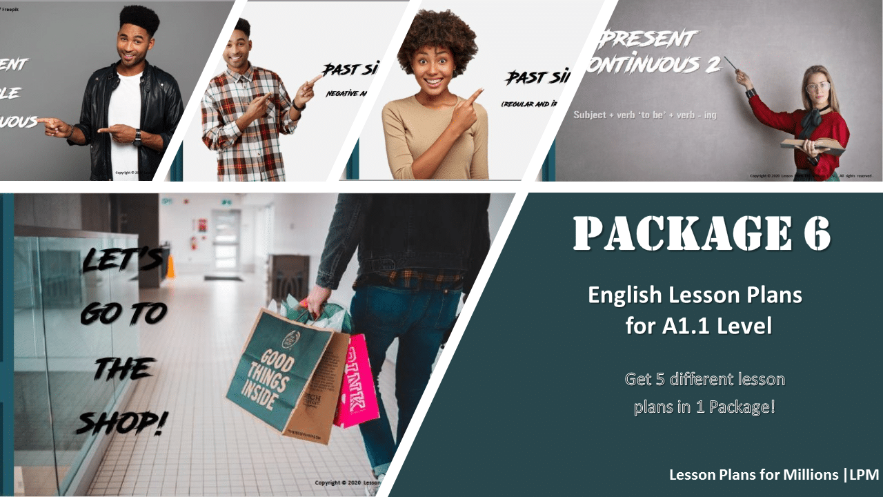 A1 ESL Lesson Plans for Adults (Downloadable)