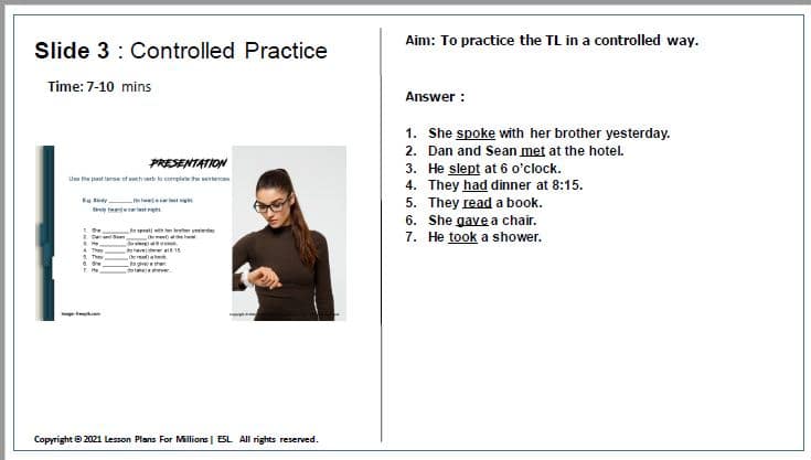 A1.2 ESL Lesson Plans