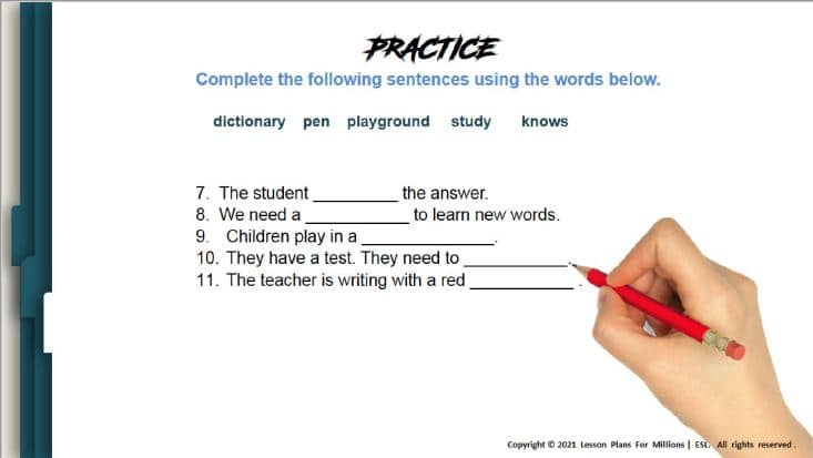 A1.2 ESL Lesson Plans