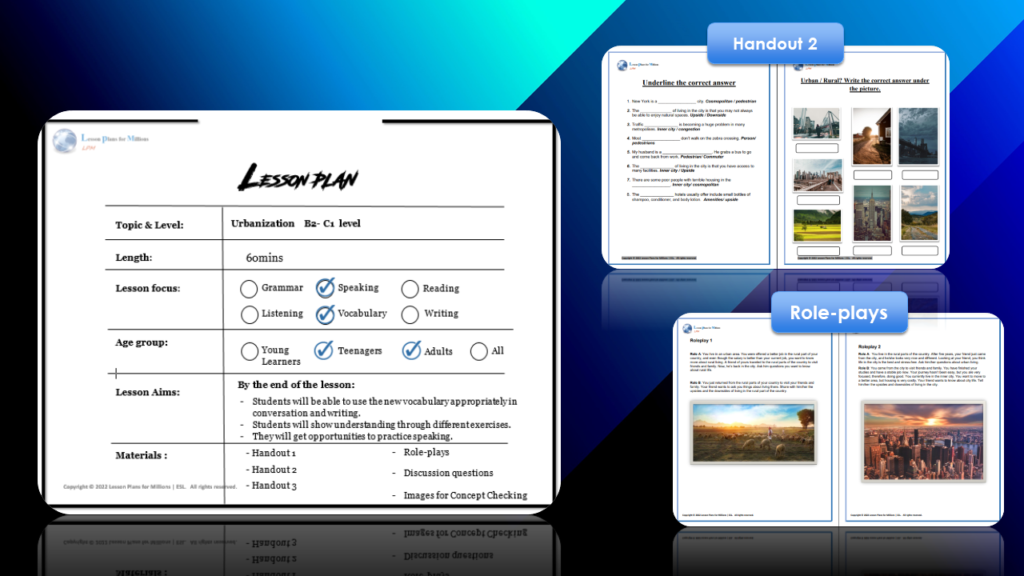 Vocabulary - Lesson Plans for Millions